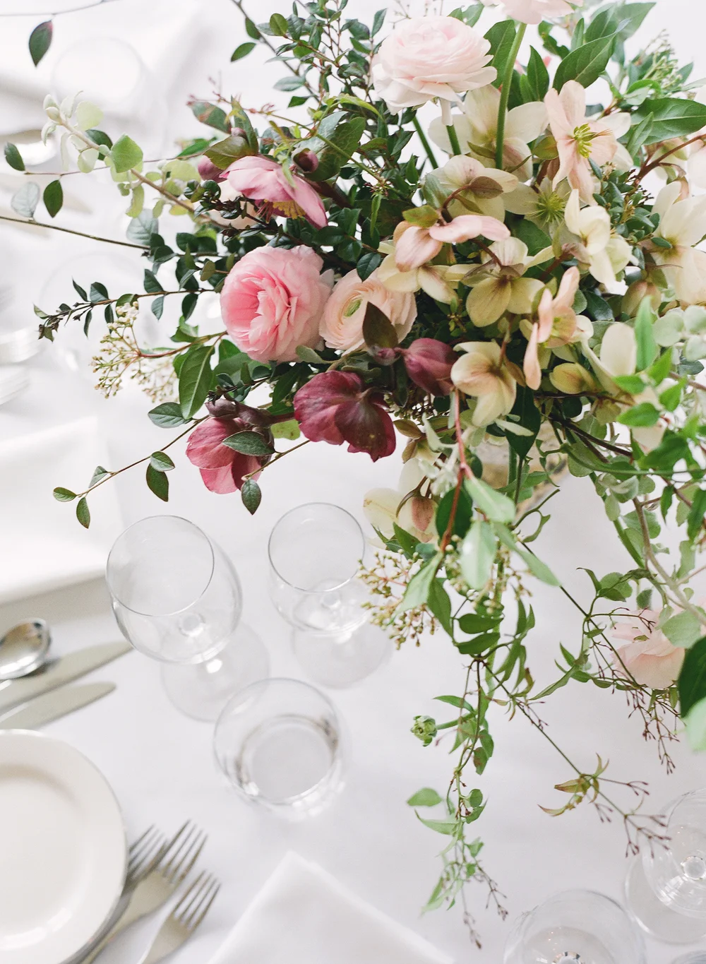 Table Styling At Boconnoc House — The Garden Gate Flower Company