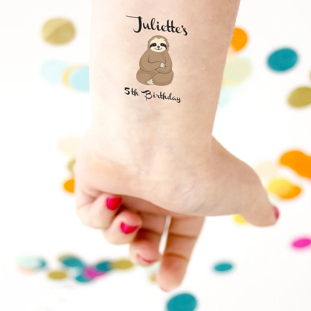 Cute Sloth Tattoo