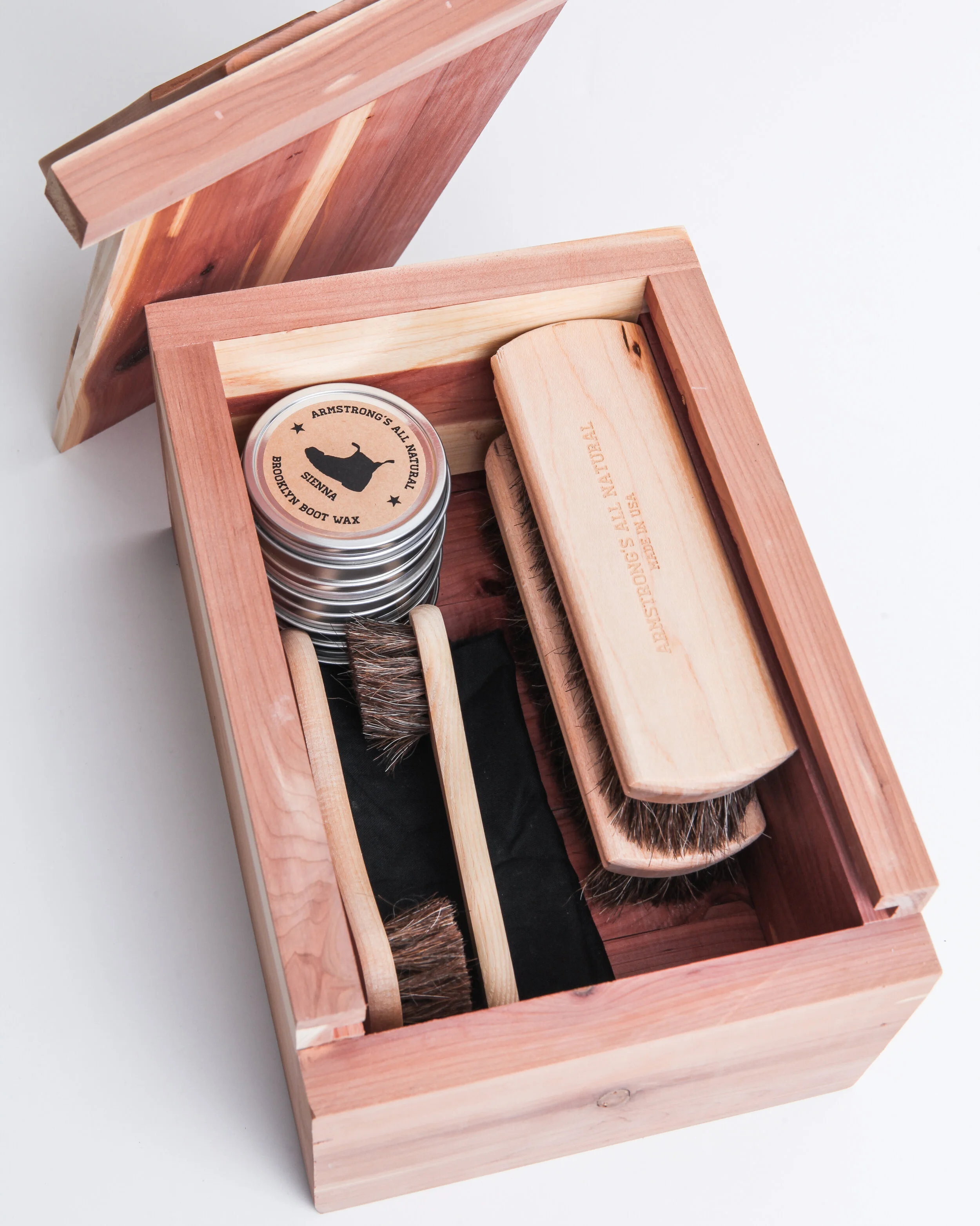 Shoe Shine Box — Armstrong's All Natural - Made in USA