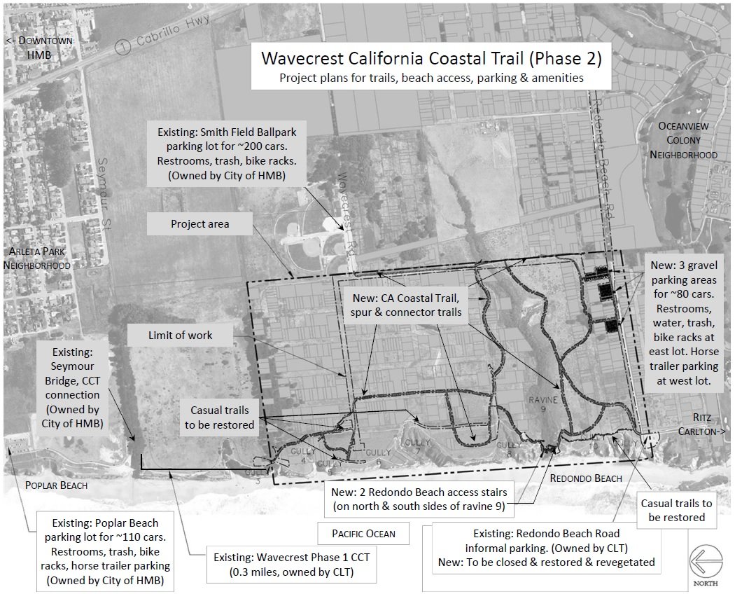 Wavecrest Coastal Trail Phase 2 Project goes before the HMB Planning ...