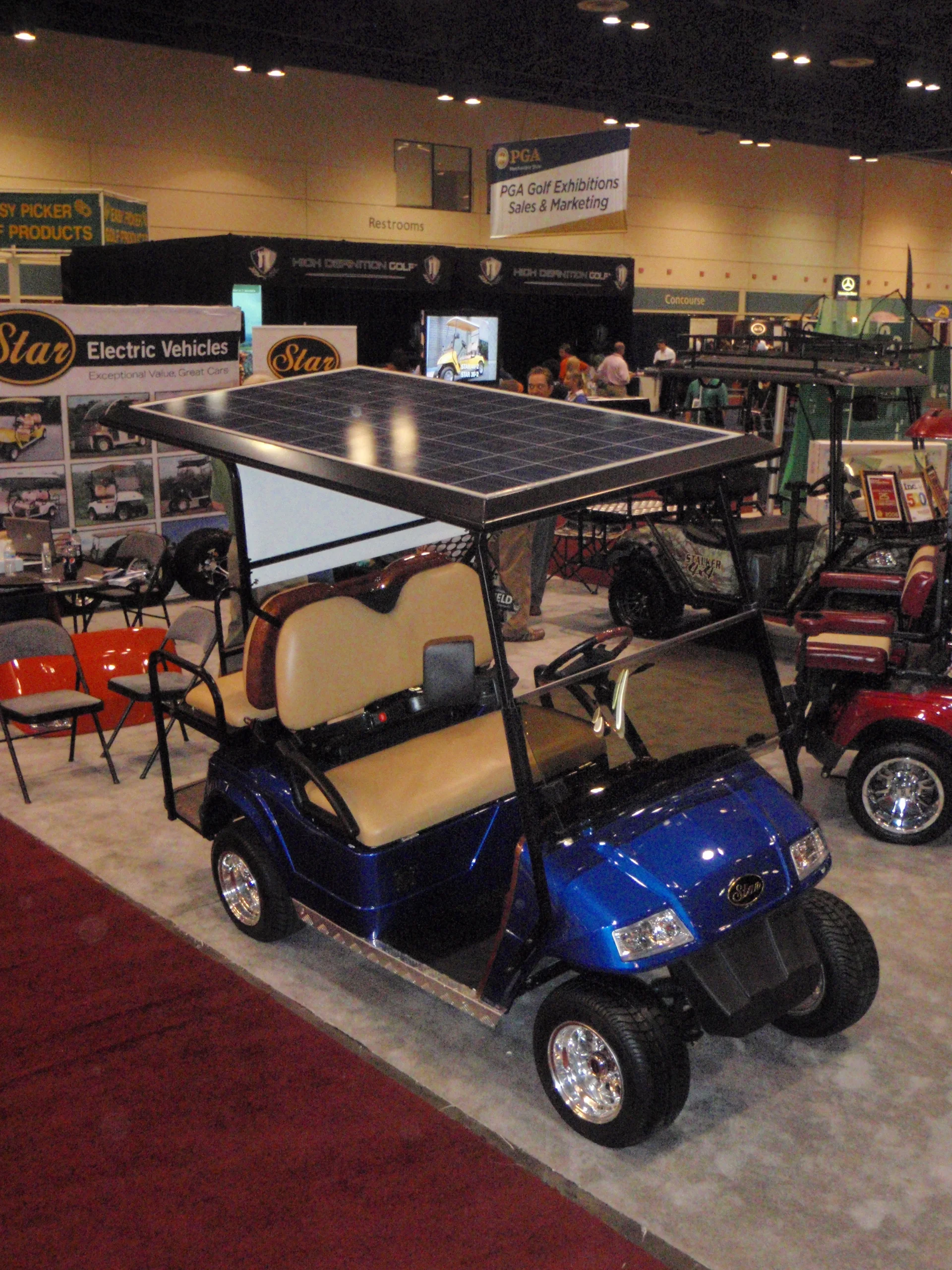 Photo Gallery & Fleets — Solar EV Systems - Solar Golf Carts, Roof ...
