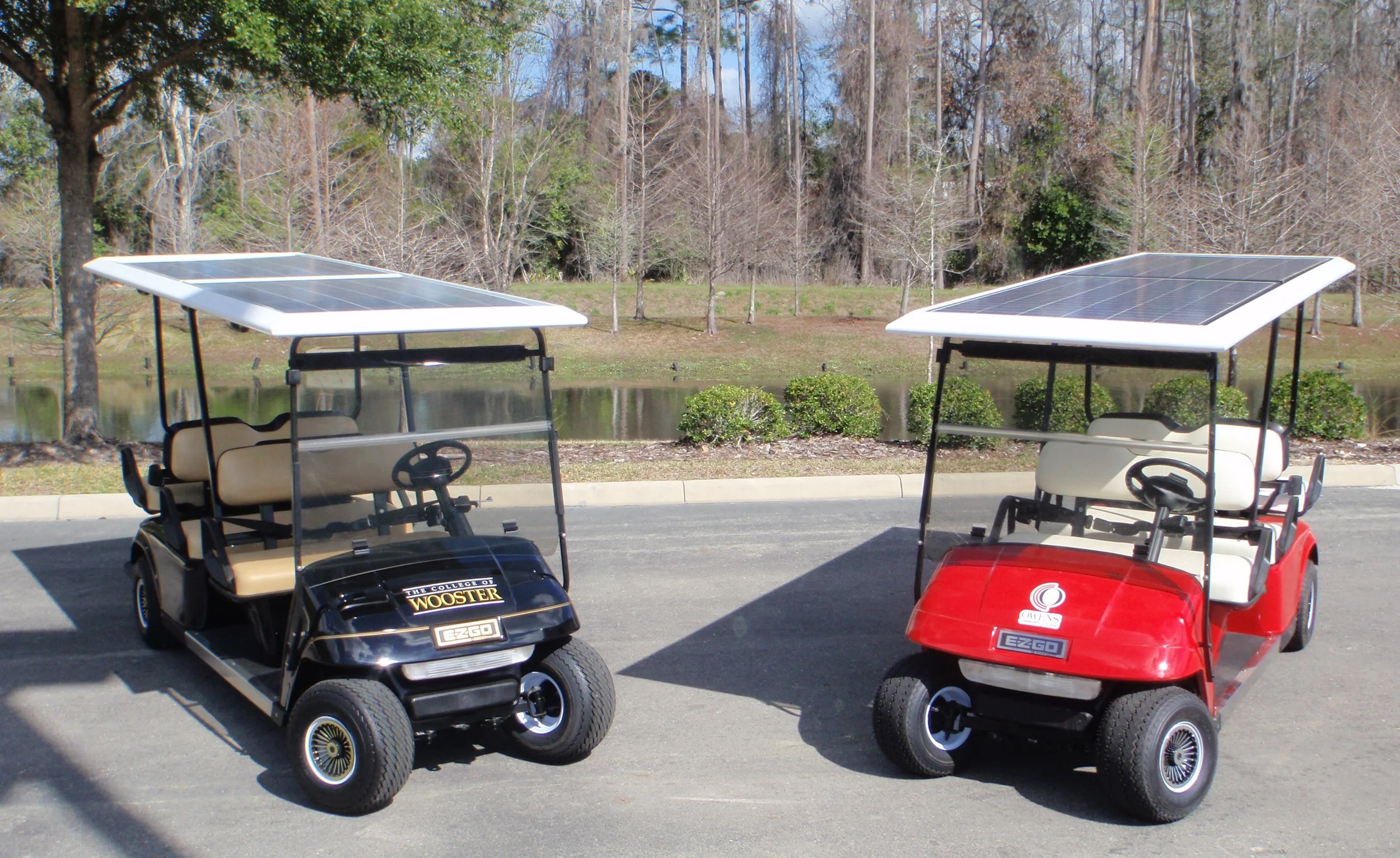 Solar EV Systems - Solar Golf Carts, Roof, Tops, Solar Panel LSV Cart ...