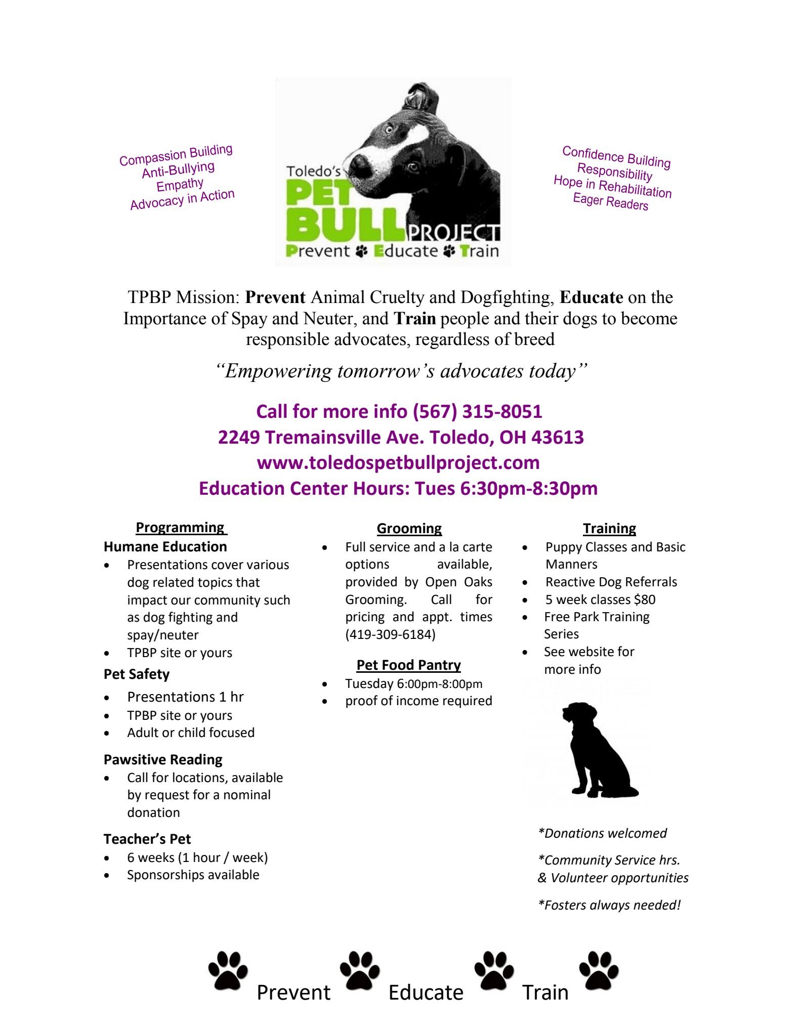 Toledo Pet Bull Project