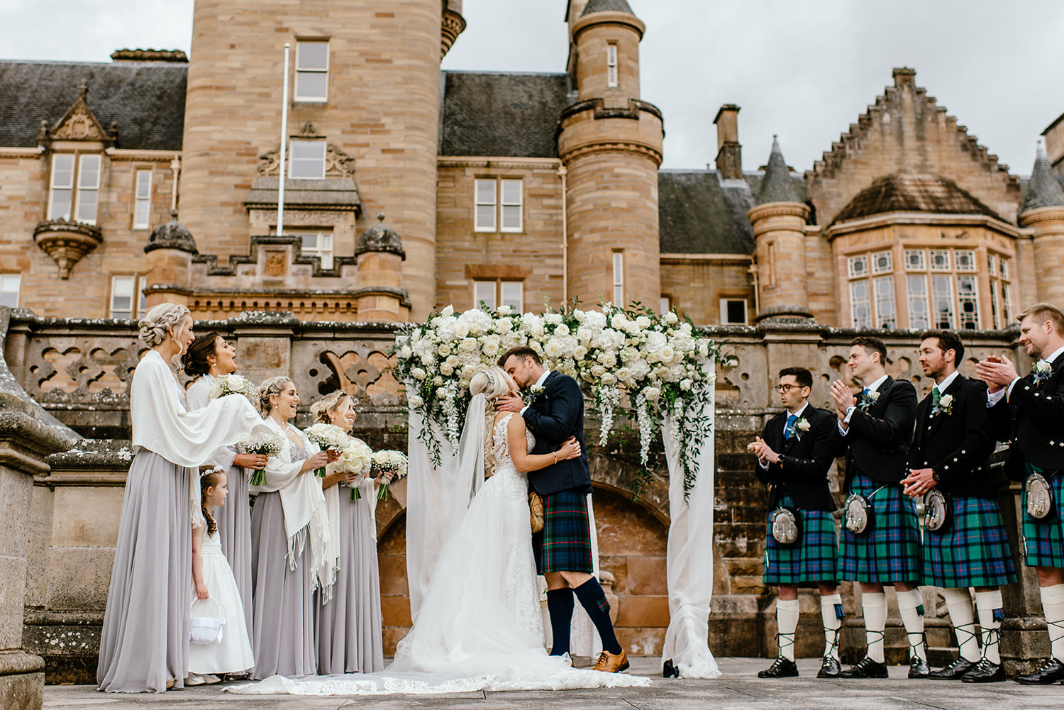 Whimsical Scottish wedding at Ardross Castle | Katrina + Cameron ...