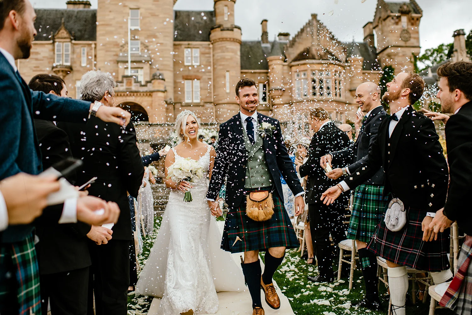 Whimsical Scottish wedding at Ardross Castle | Katrina + Cameron ...