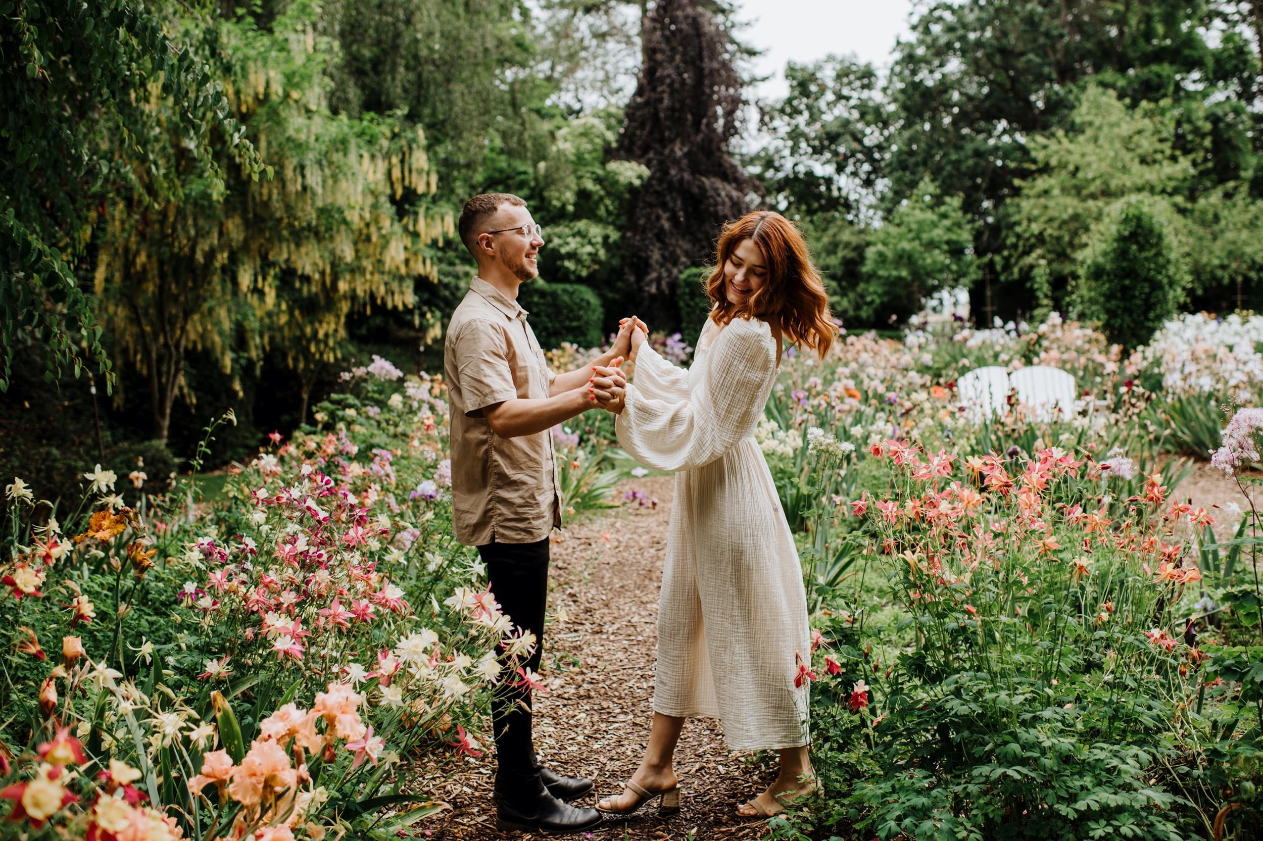 Colorful Iris farm anniversary session | Veronkia + Daniel — Karina ...