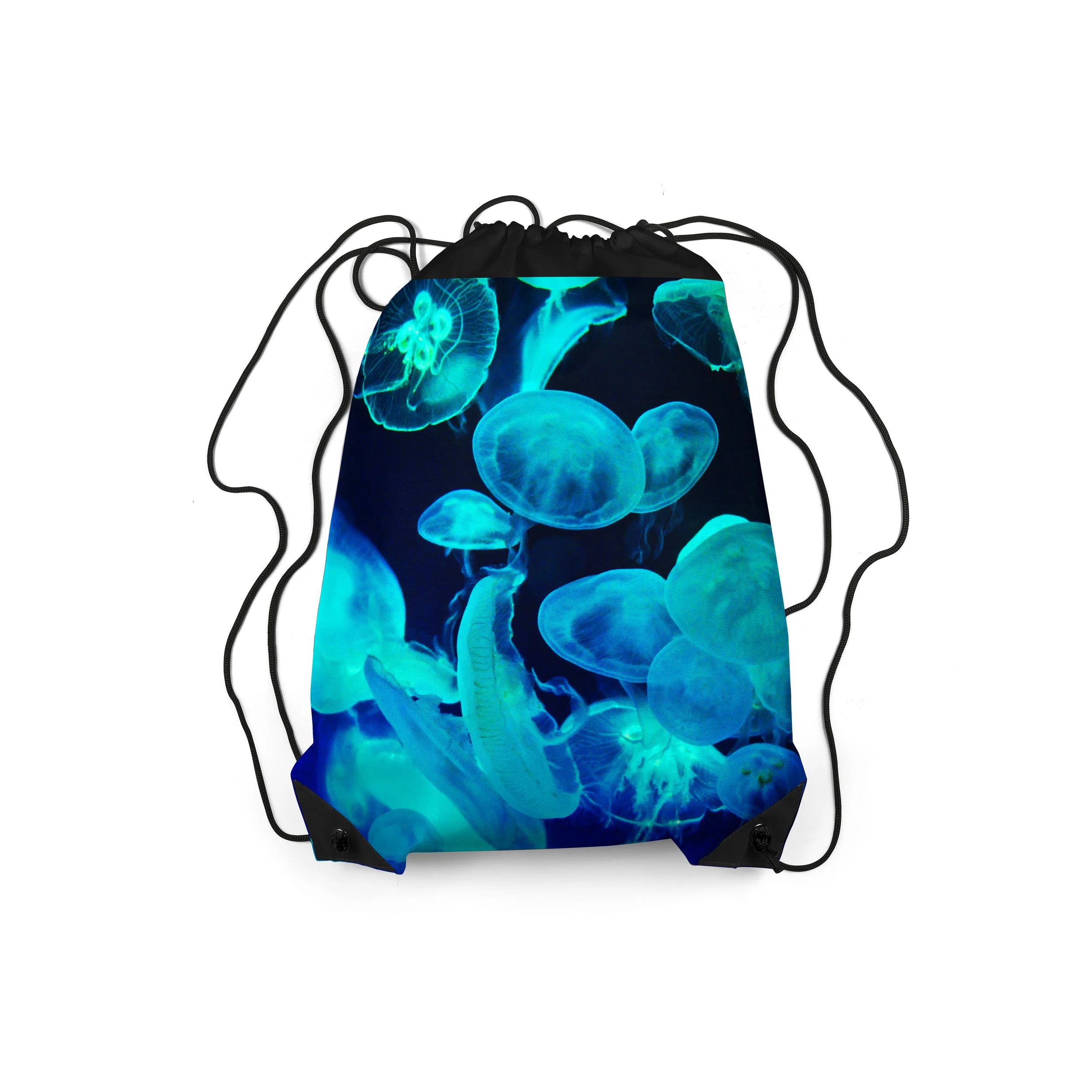 Flamingo Palms - Drawstring Gym Bag — Beach Surf Decor by Nature | City Co.