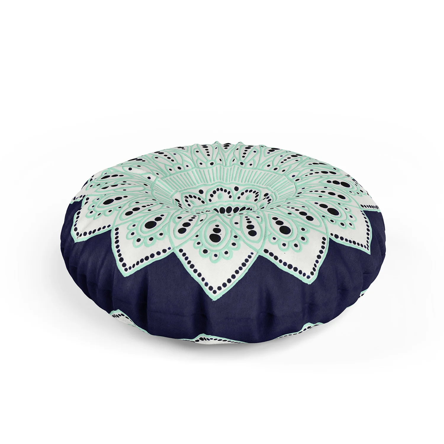 Blue Mandala by Erin Witters - Floor Pillow — Beach Surf Decor by ...