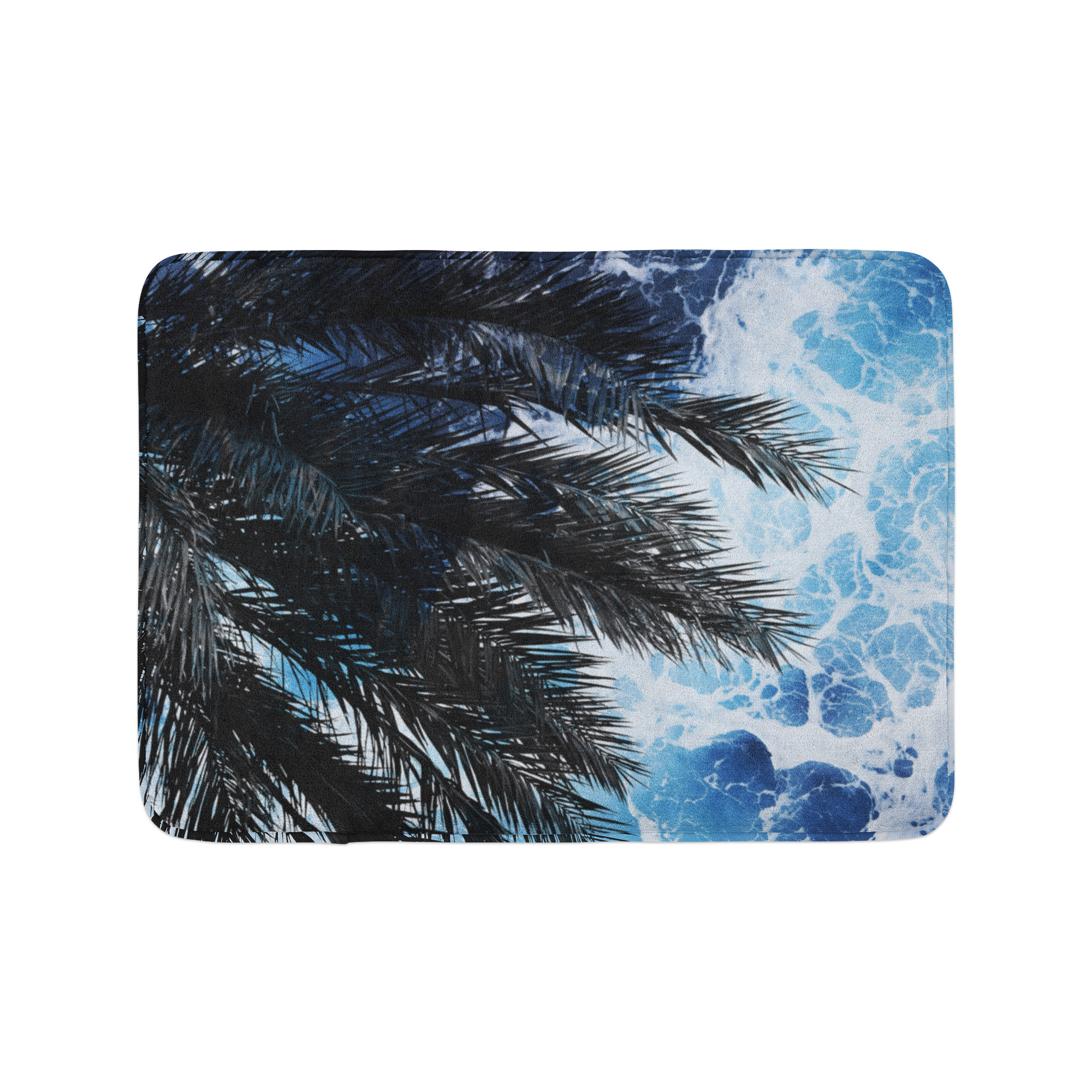 Jungle Green Palms - Bath Mat — Beach Surf Decor by Nature | City Co.