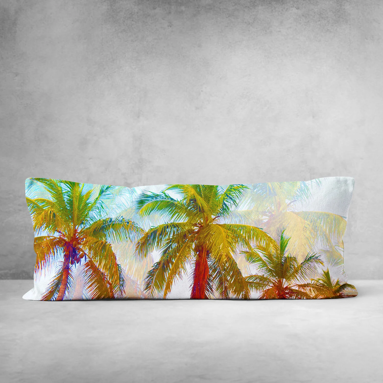 Golden Hour Palms (Rainbow Hue and Spectrum) - Body Pillow — Beach Surf ...