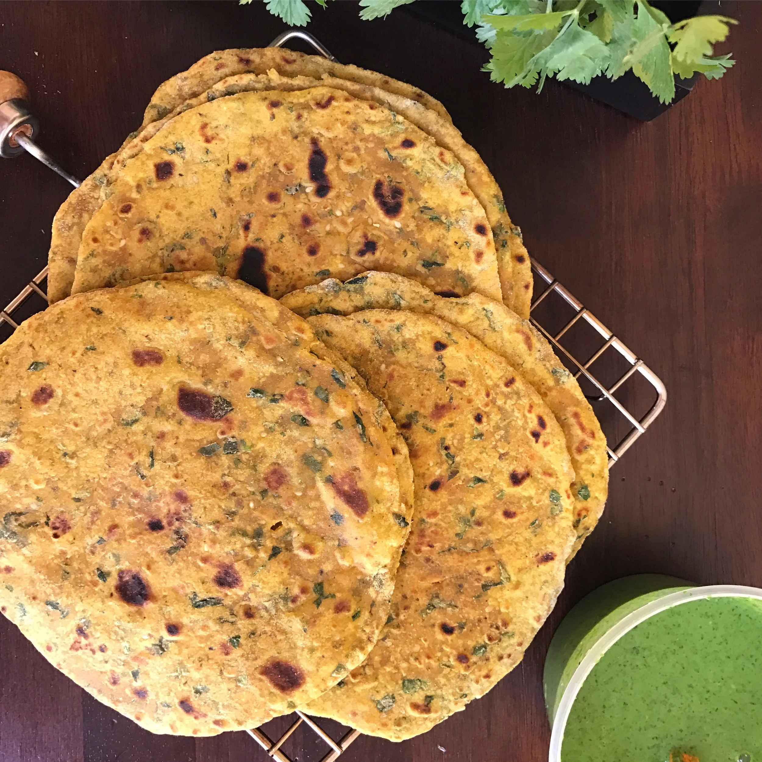 Methi Paratha — Fork n Scissors