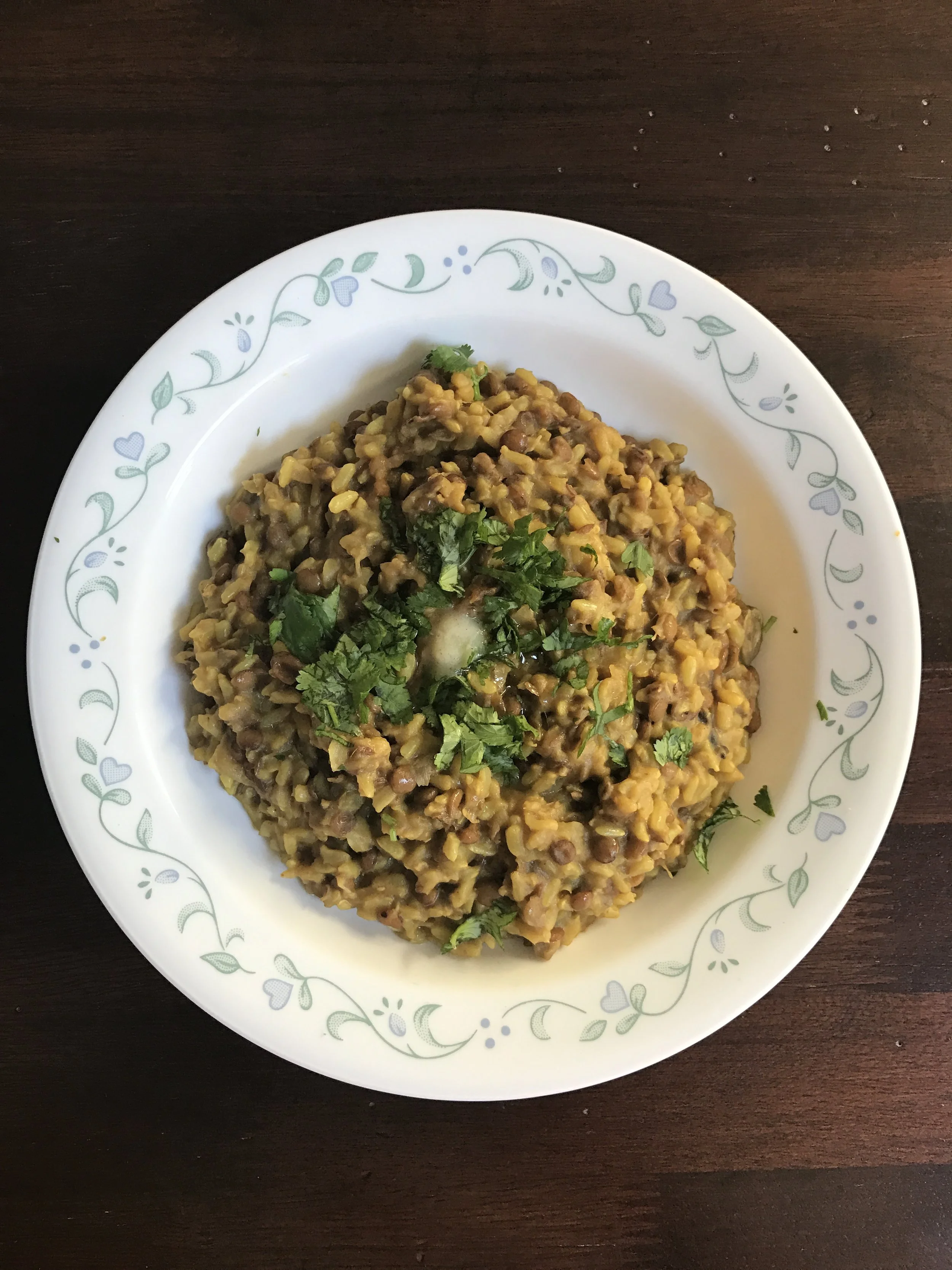 Brown Rice And Masoor Khichdi — Fork n Scissors