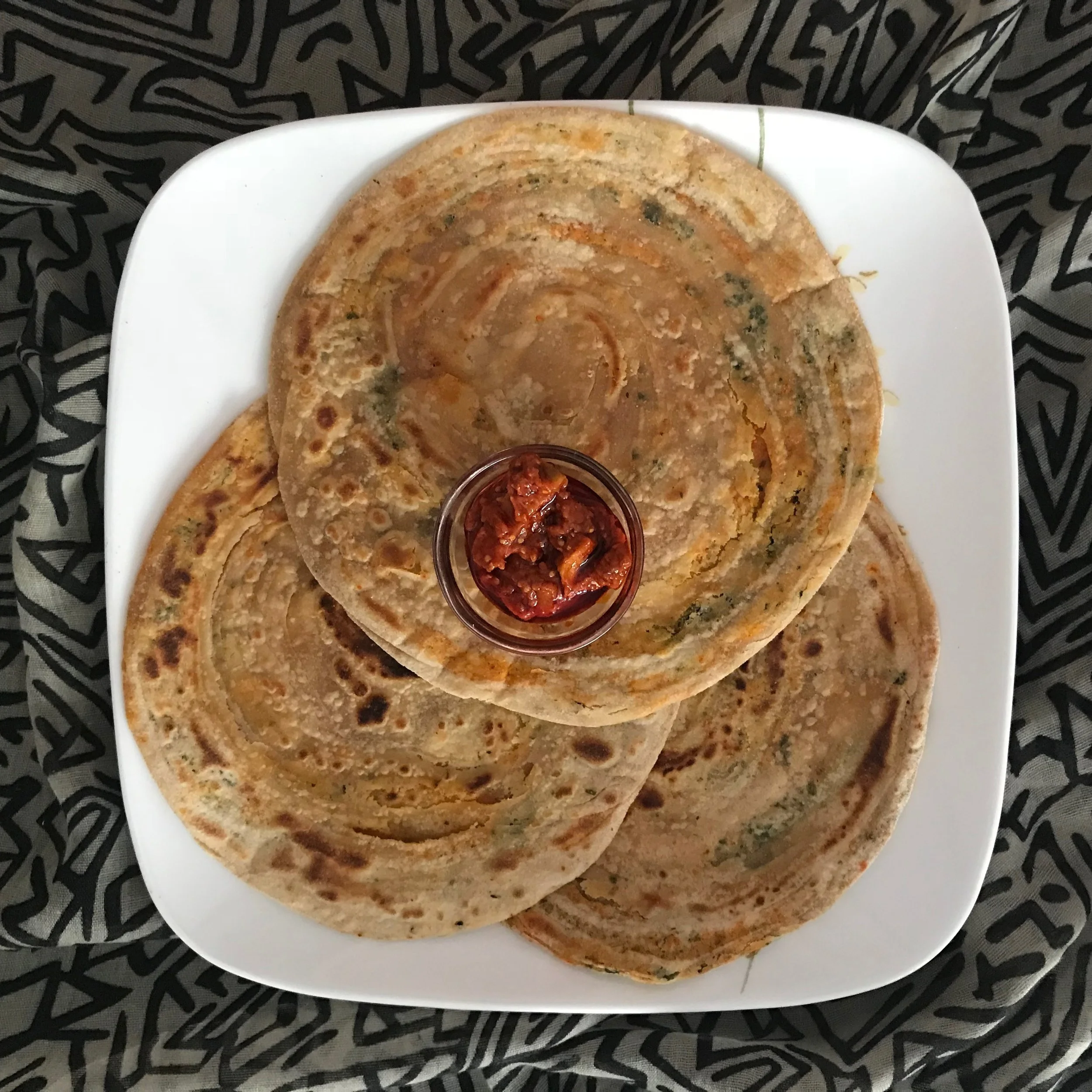 Masala Lachha Paratha — Fork n Scissors