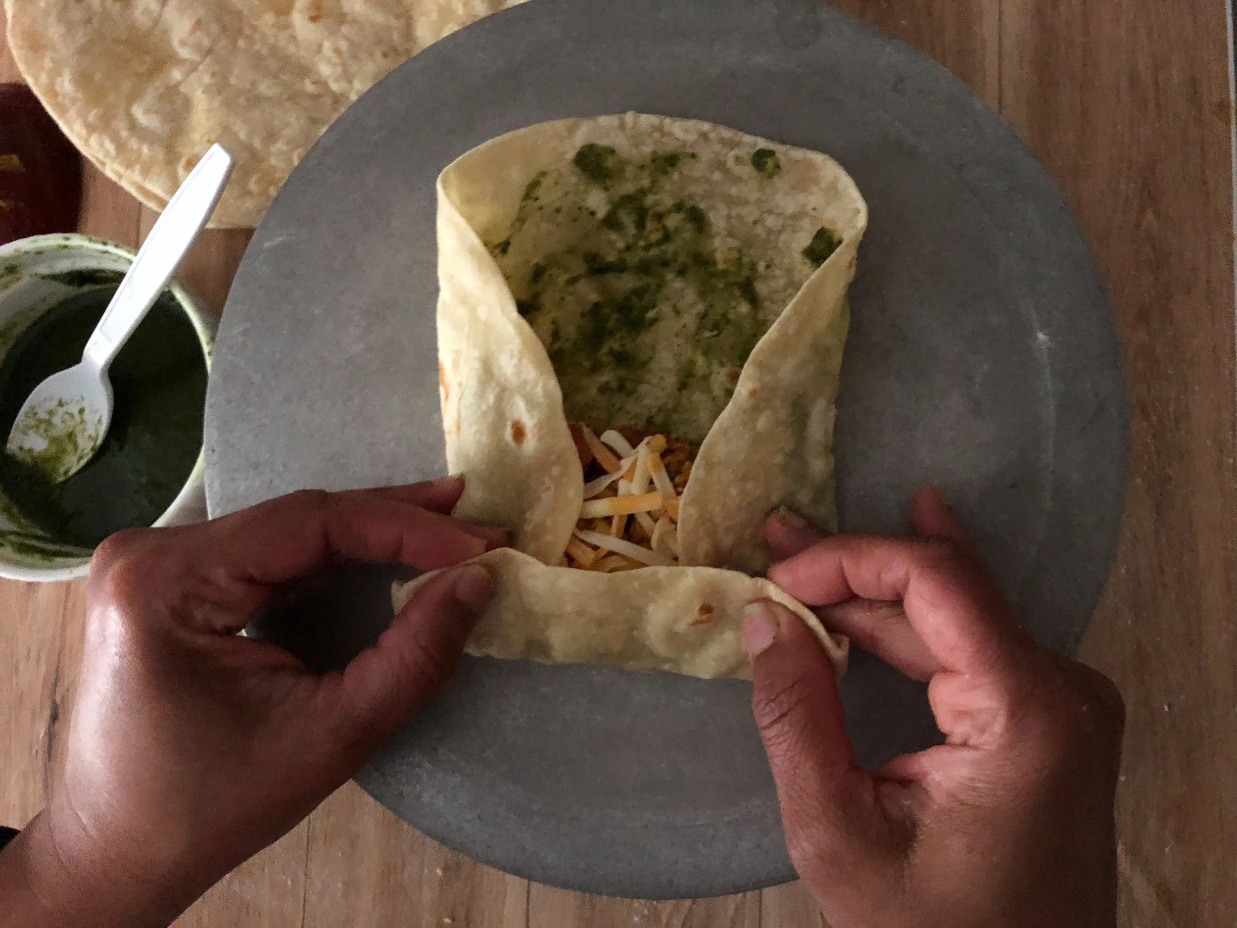 Vegetable Kathi Roll — Fork n Scissors