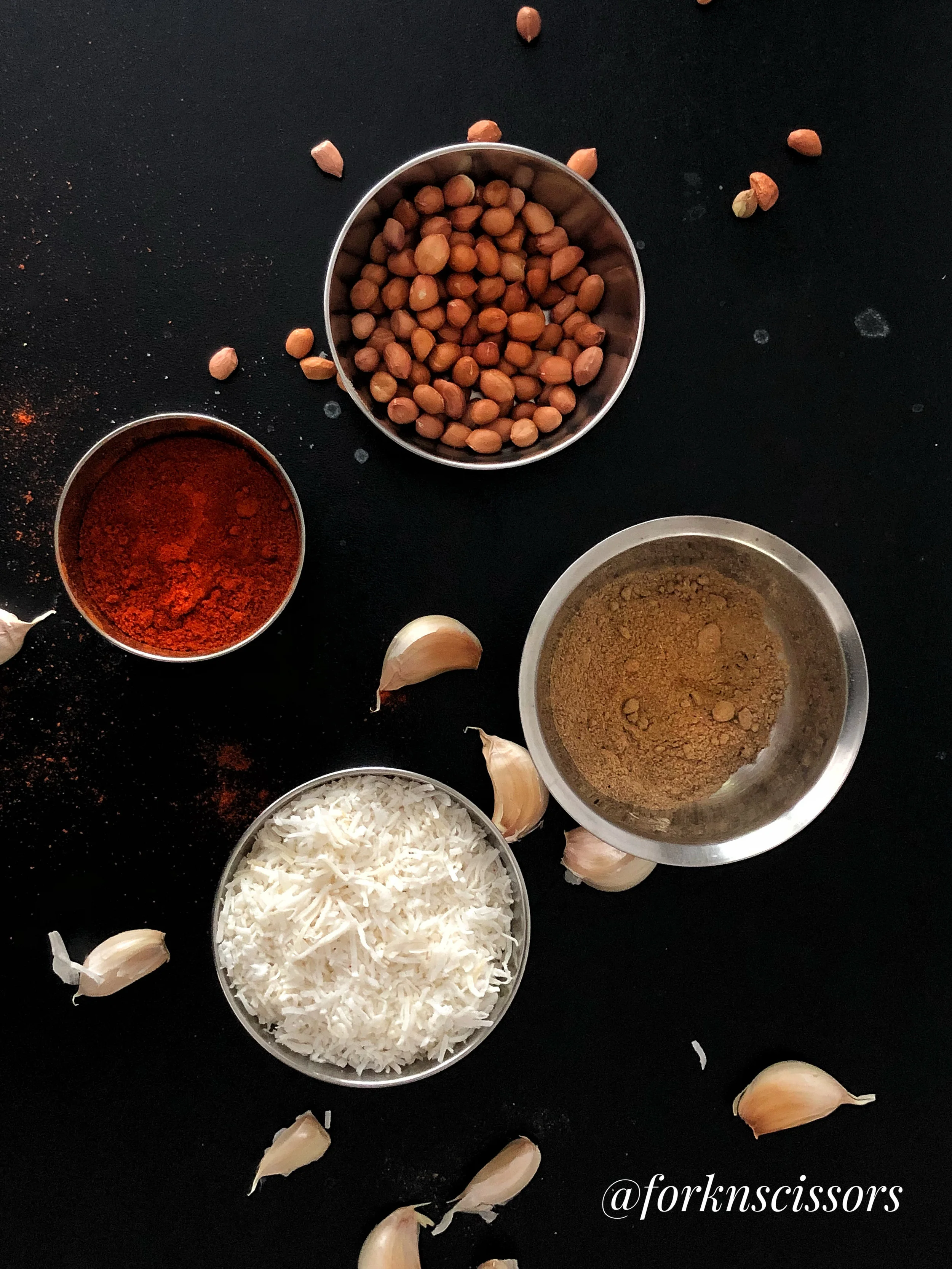 Lasun Chutney or Dry Garlic Chutney — Fork n Scissors