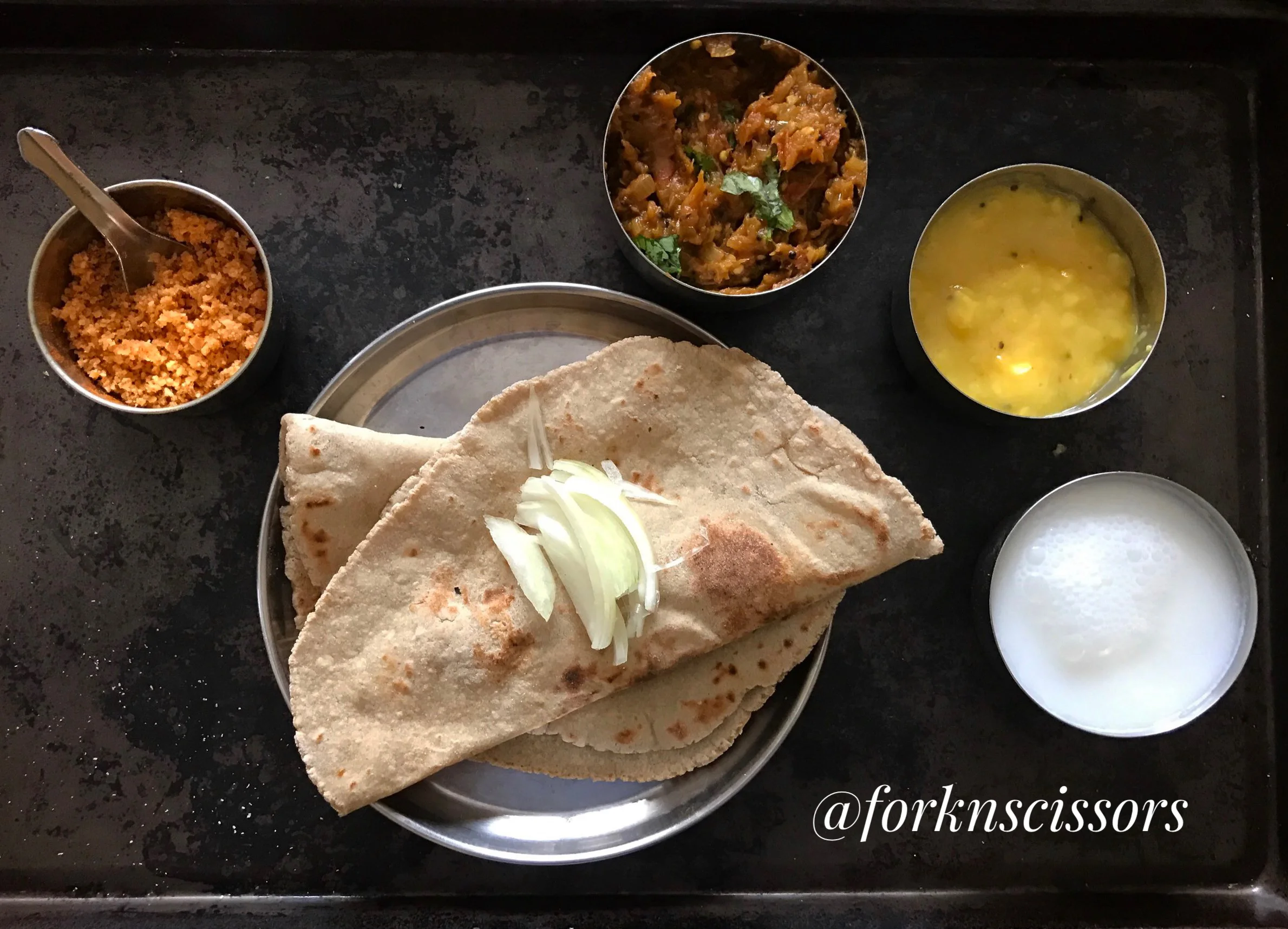 Maharashtrian Gavran Thali — Fork n Scissors