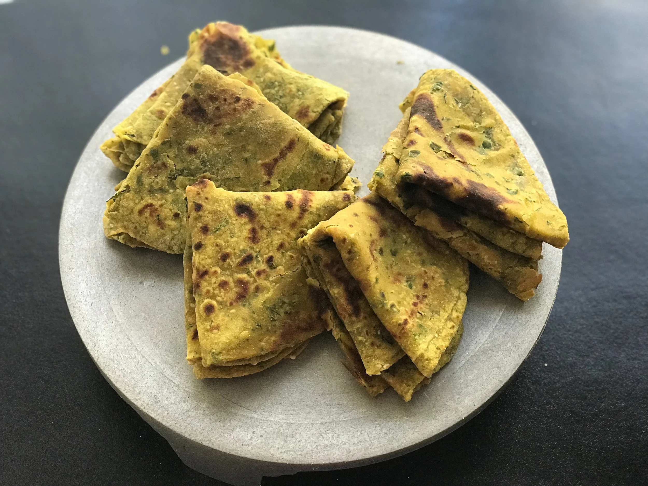 Methi Paratha — Fork n Scissors