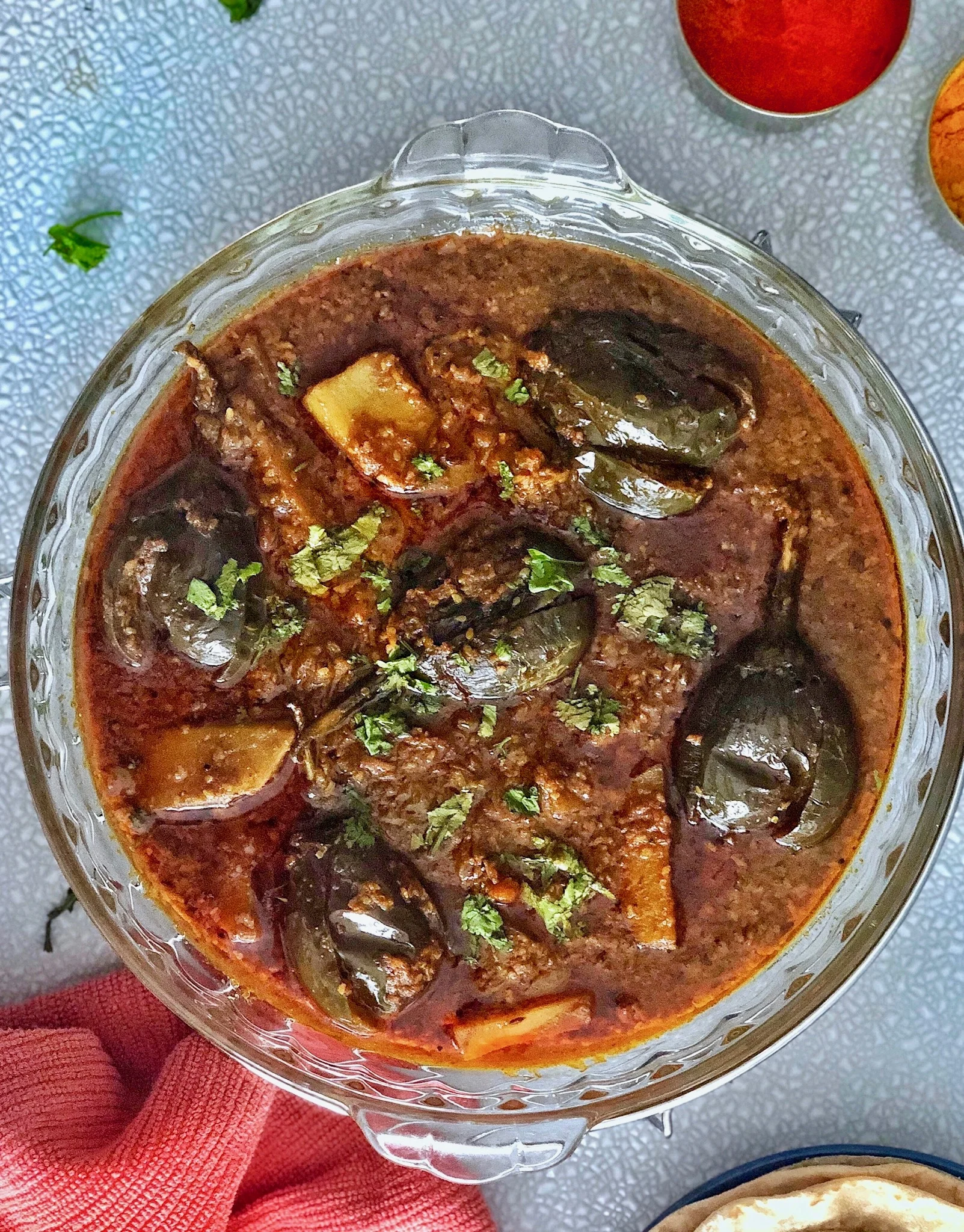 Bharli Vangi or Stuffed Eggplant — Fork n Scissors