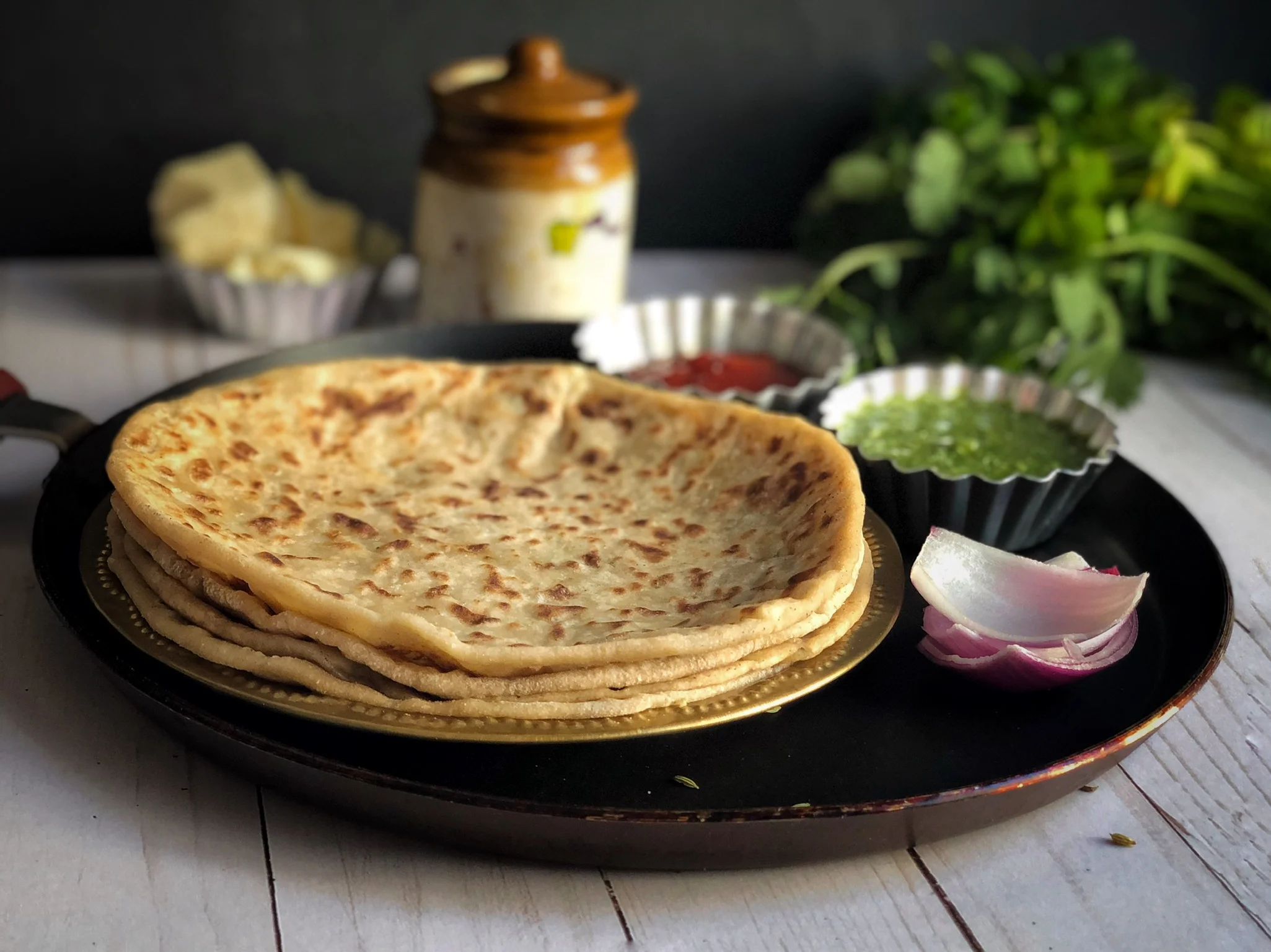 Aloo Paratha — Fork n Scissors