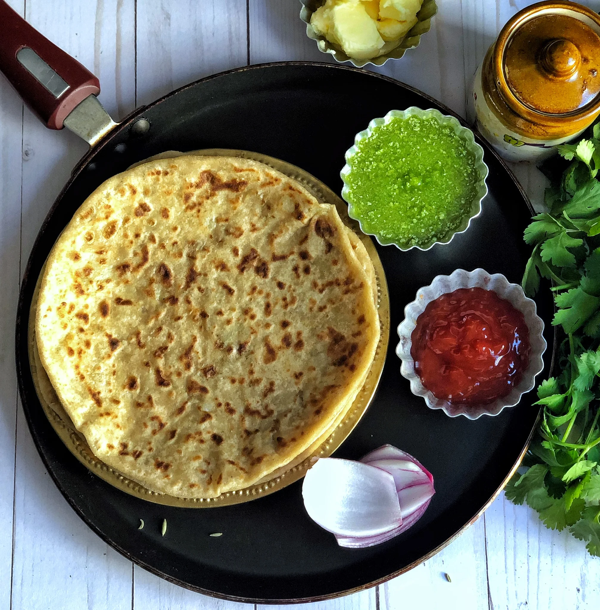 Aloo Paratha — Fork n Scissors