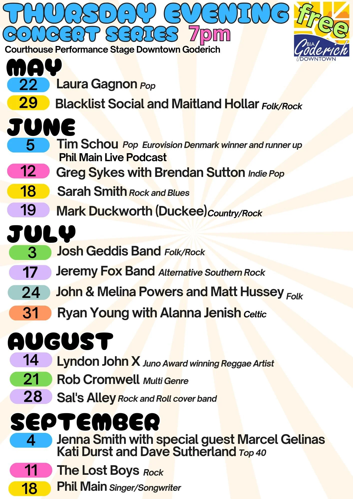 Thursday Night Concerts — Welcome!