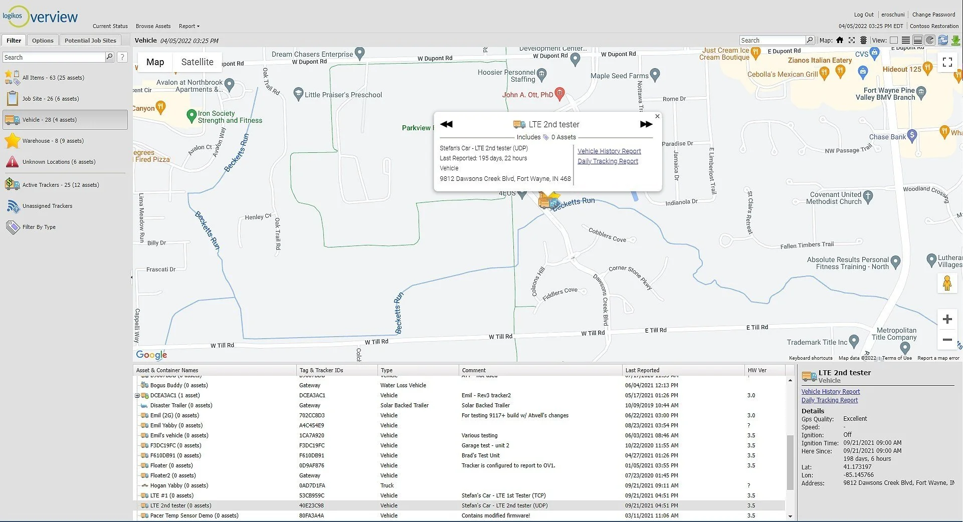Automated Asset Tracking web portal and mobile app "Asset and Fleet ...