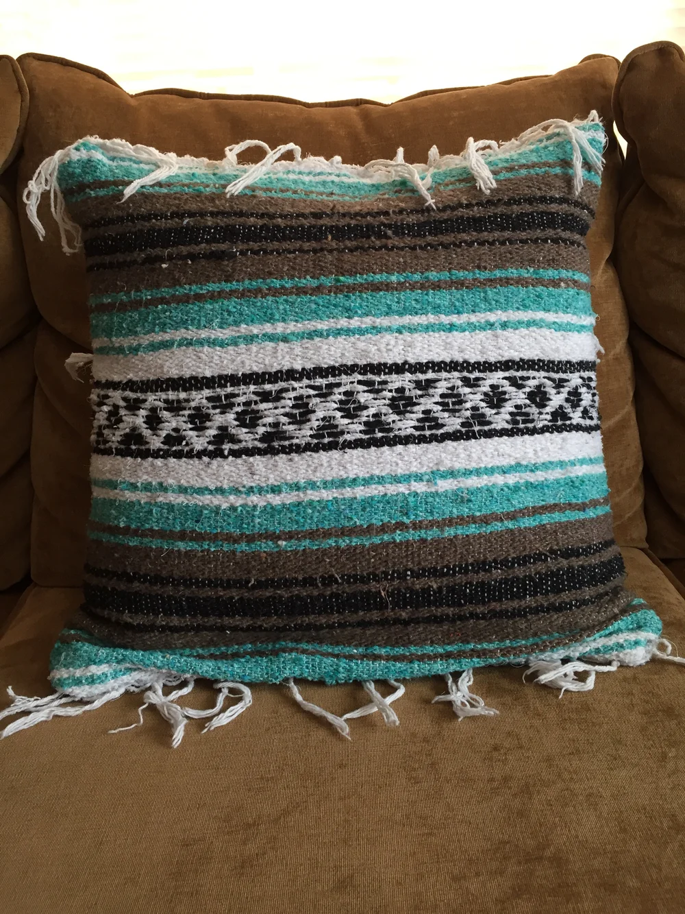 Mexican Falsa Blanket Throw Pillows — Stephanie Mae Foster