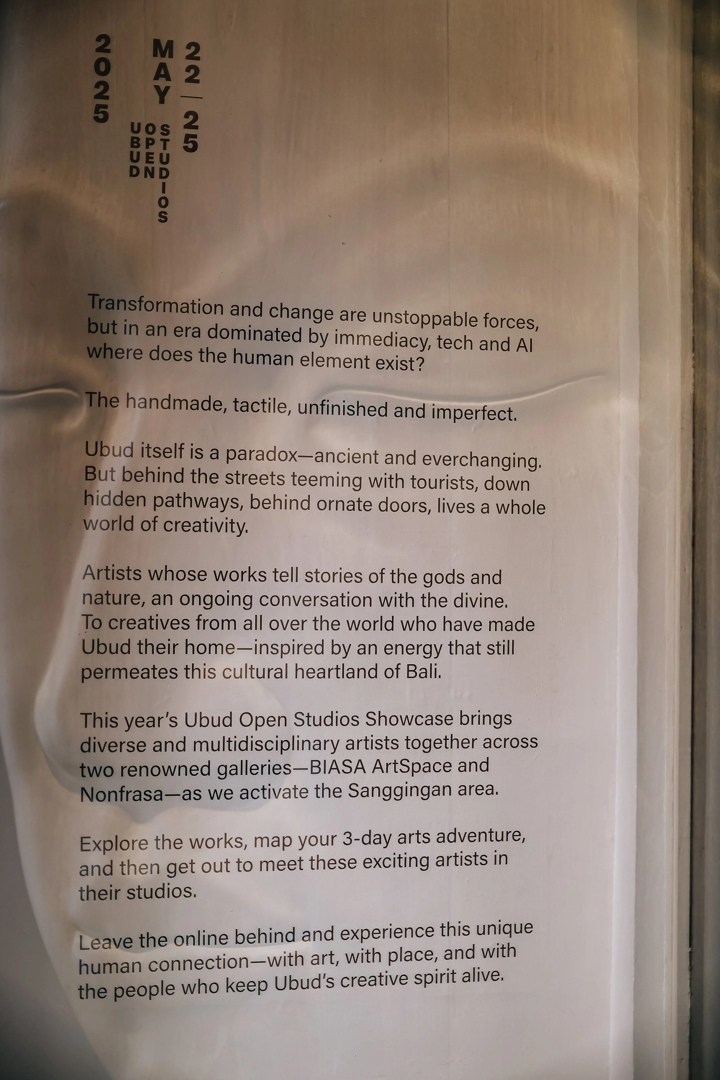 Behind the design: Ubud Open Studios Attendee Experience — Elami ...