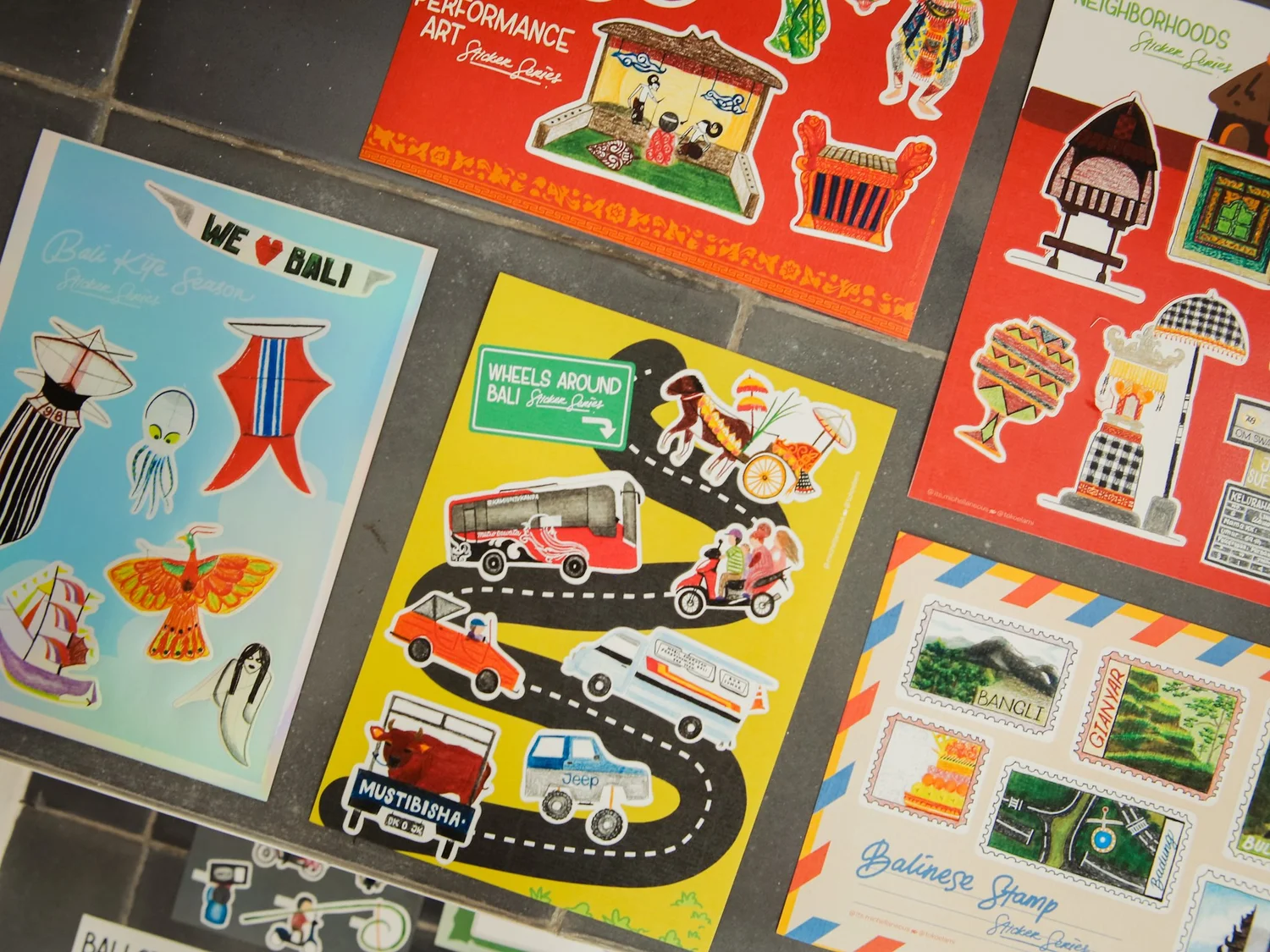 Introducing Everyday Bali: A Sticker Collection illustrated by Michellaneous — Elami Productions ...