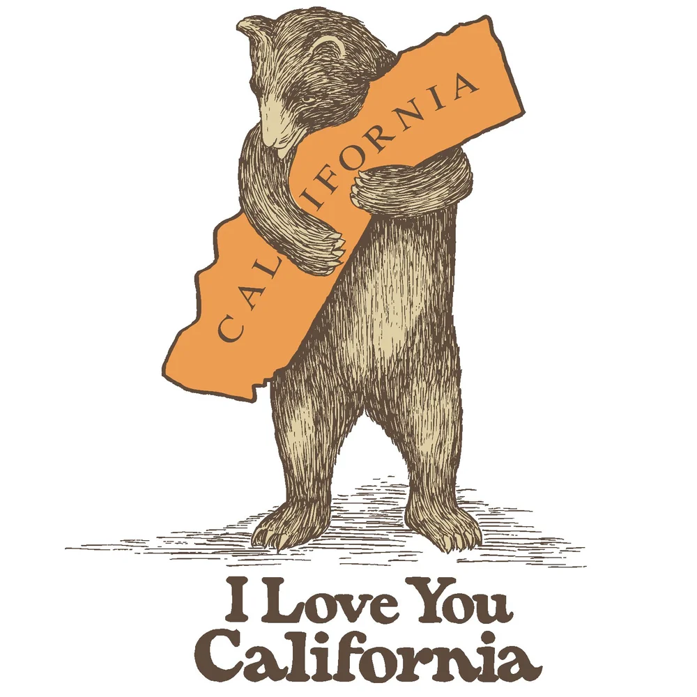 I Love You California Wallpaper