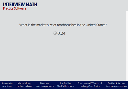 Practice for Case Interview Math — Lewis C. Lin