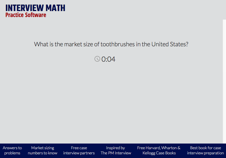 Practice for Case Interview Math — Lewis C. Lin