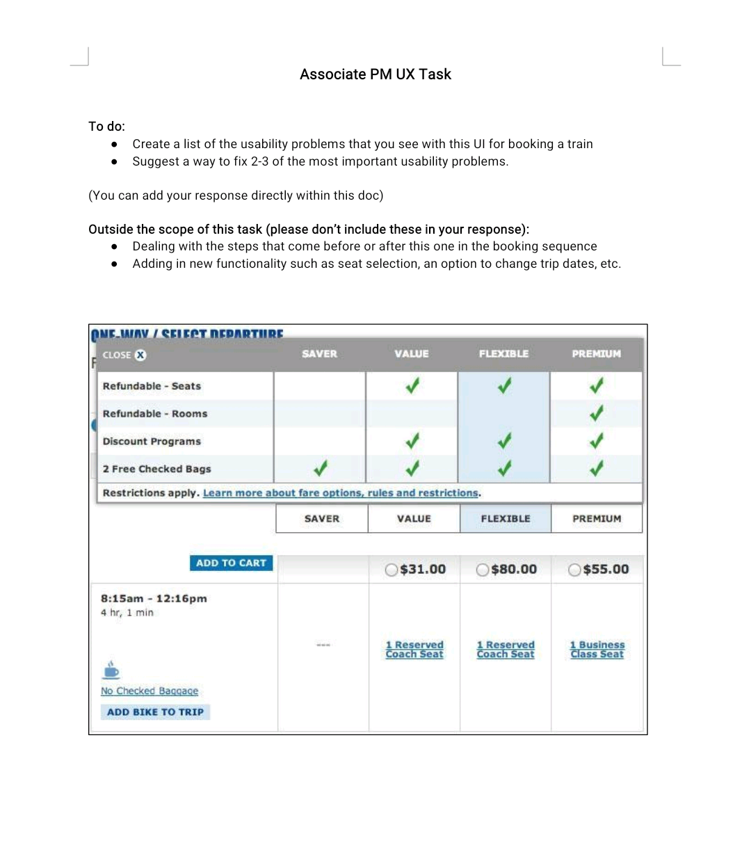 [example 2] Product Manager Take Home Assignment — Lewis C Lin