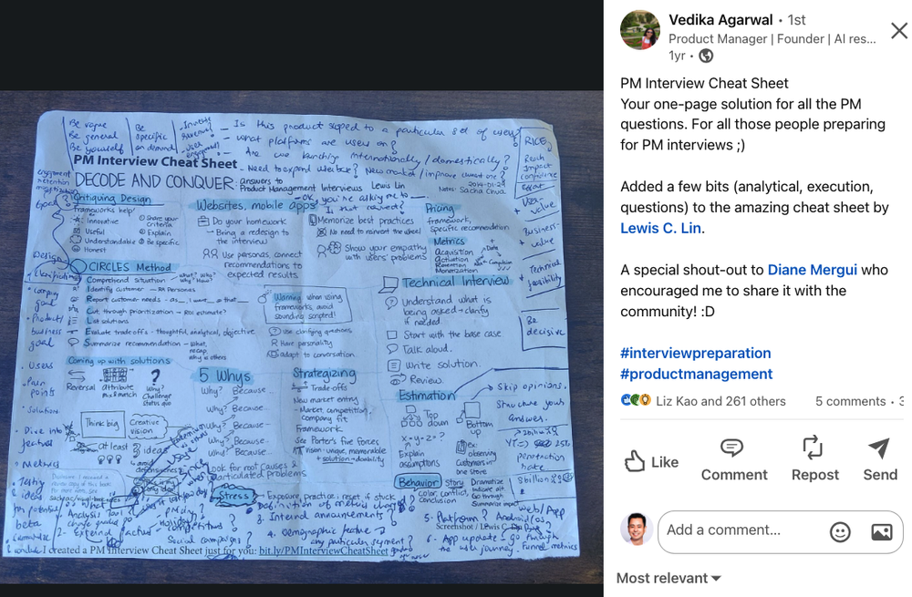 Embrace the Wisdom of This Cherished Product Manager Cheat Sheet ...