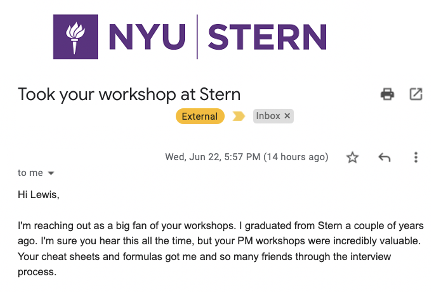 Lewis Lin's Tech and Marketing Workshops at NYU Stern's MBA Program ...