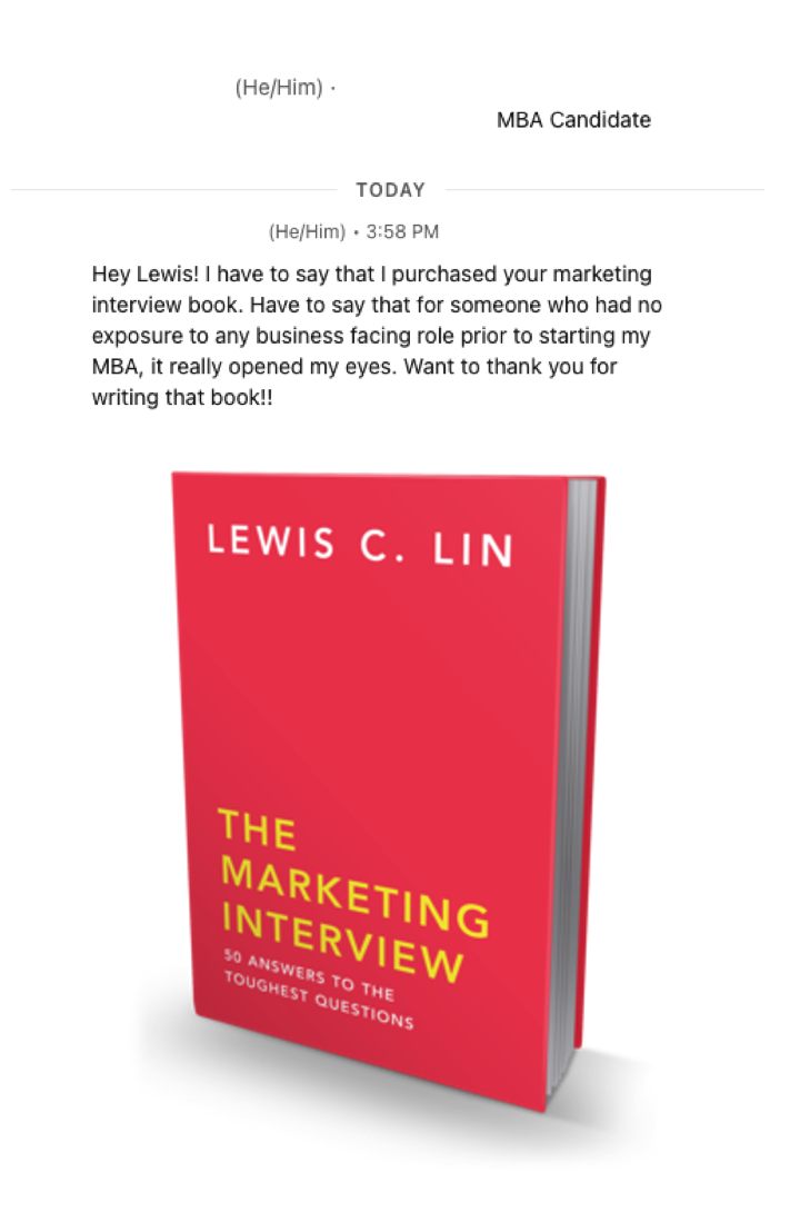 How Lewis C. Lin's Marketing Interview Book Inspires Readers — Lewis C. Lin