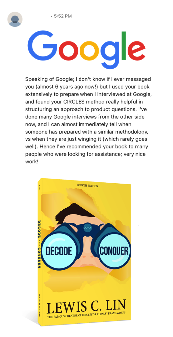 Google Hiring Managers Embrace Decode and Conquer and CIRCLES — Lewis C ...