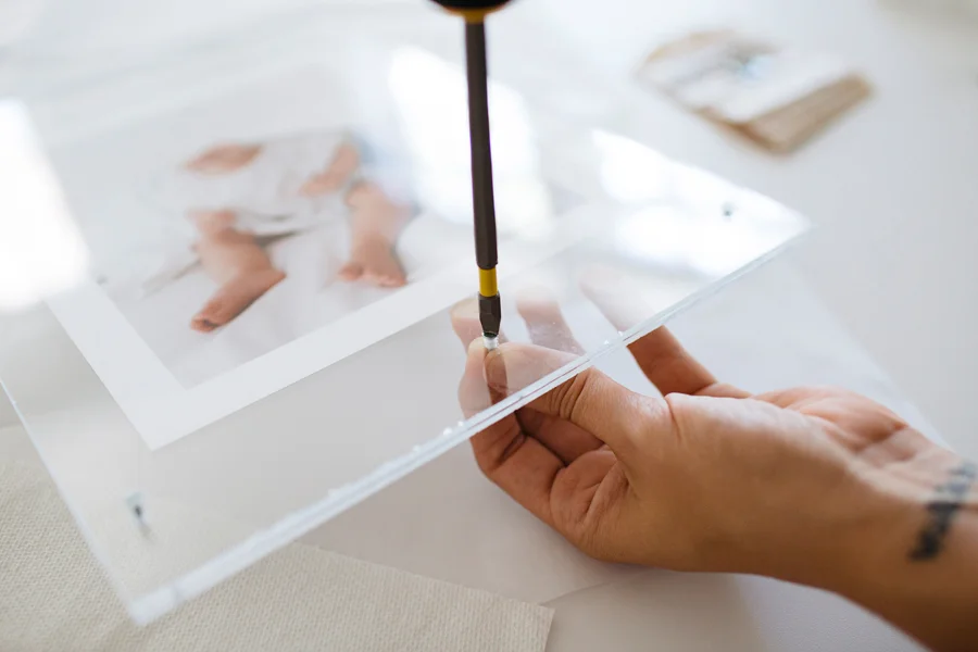 DIY Floating Plexiglass Frame — Brooke Courtney