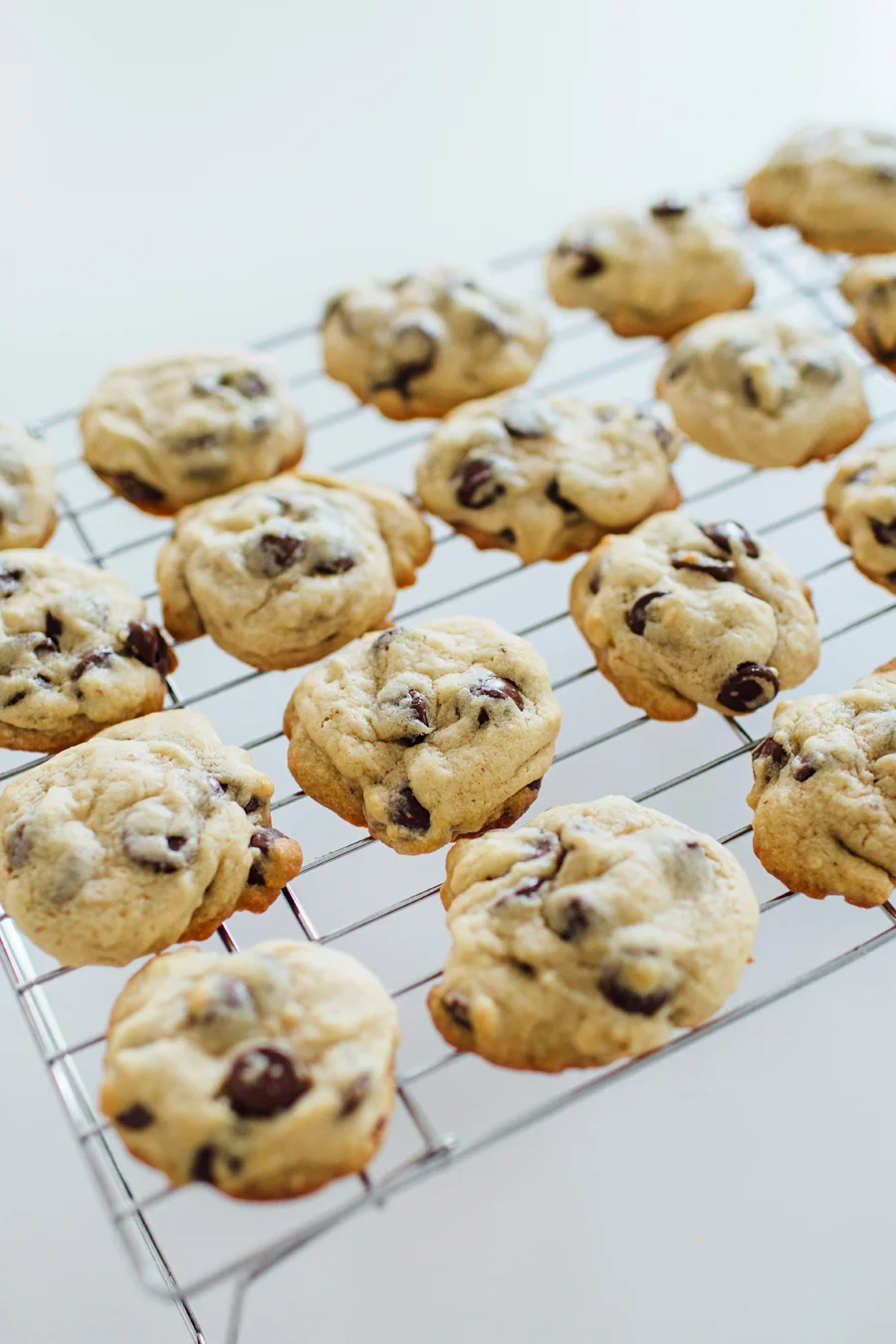 Soft, Not-Too-Sweet Dark Chocolate Chip Cookies — Brooke Courtney