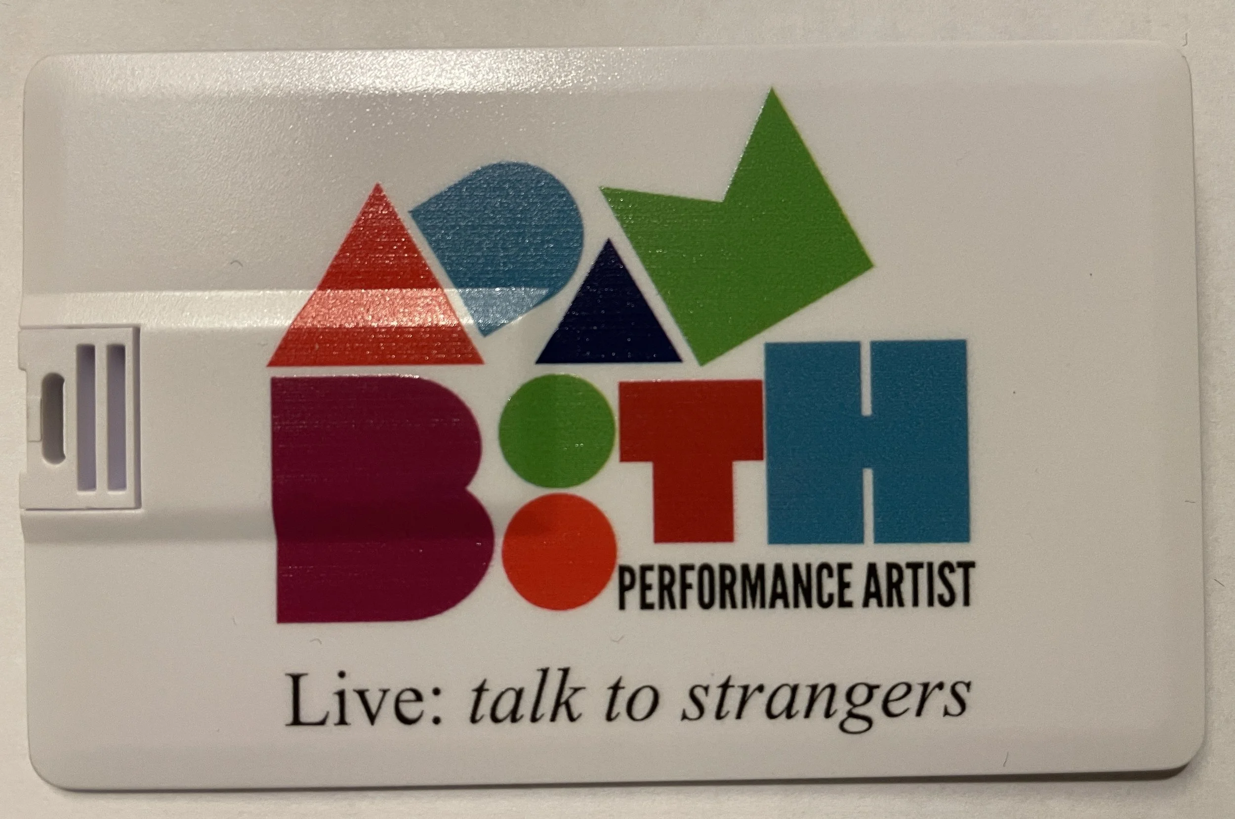 USB: live: talk to strangers — adam booth storyteller and musician