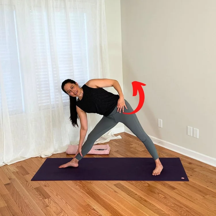 Triangle Pose: Stay Within Two Panes of Glass? — Jenni Rawlings Yoga ...