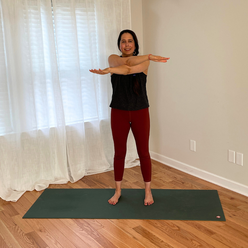 Eagle Pose (Garudasana): How to Untangle This Tricky Yoga Asana — Jenni ...