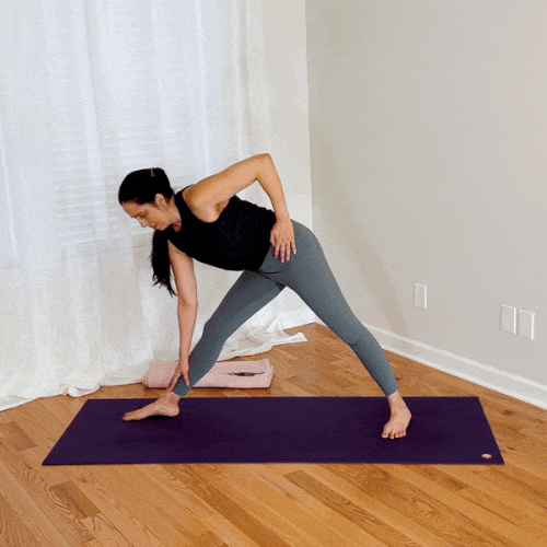 Triangle Pose: Stay Within Two Panes of Glass? — Jenni Rawlings Yoga ...