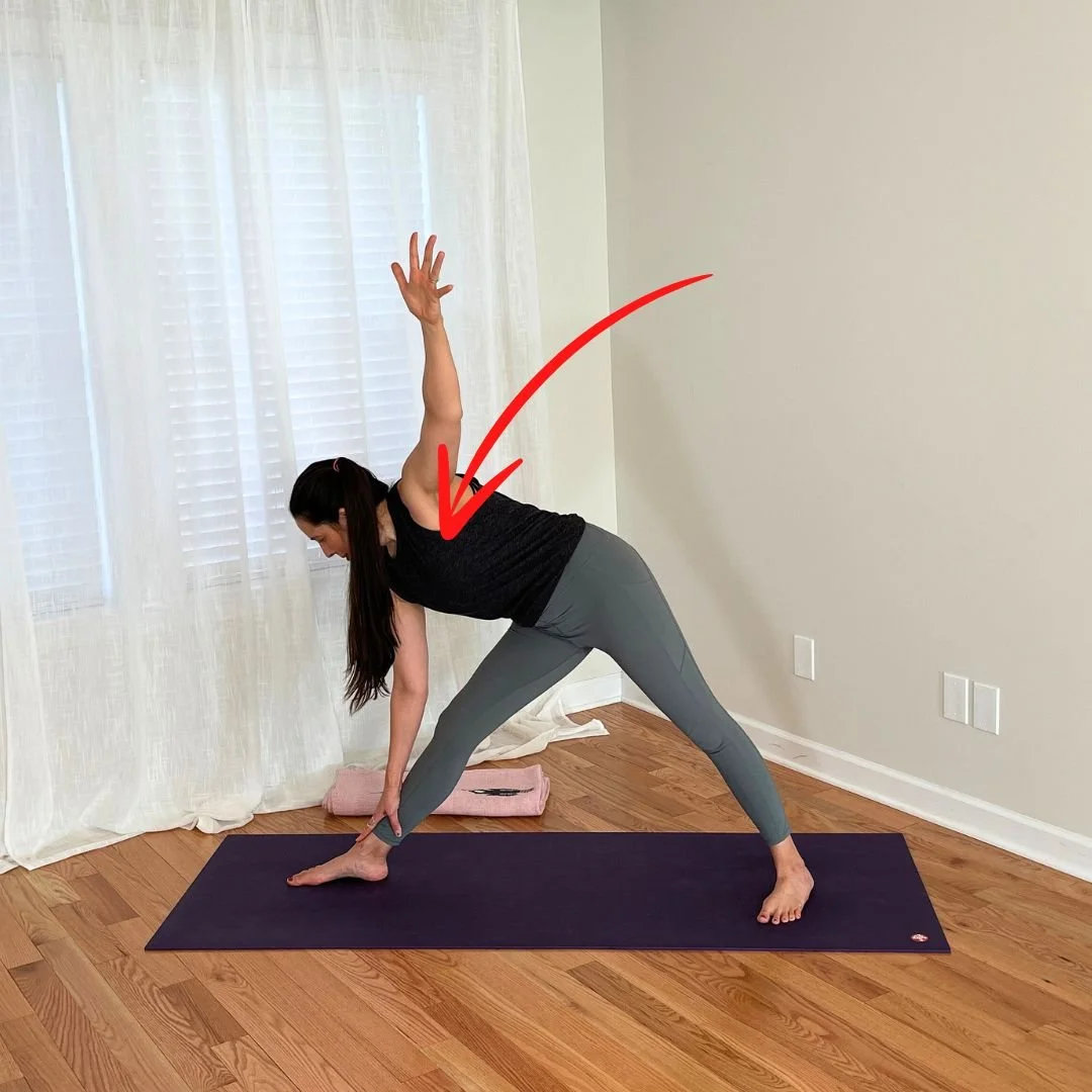 Triangle Pose: Stay Within Two Panes of Glass? — Jenni Rawlings Yoga ...