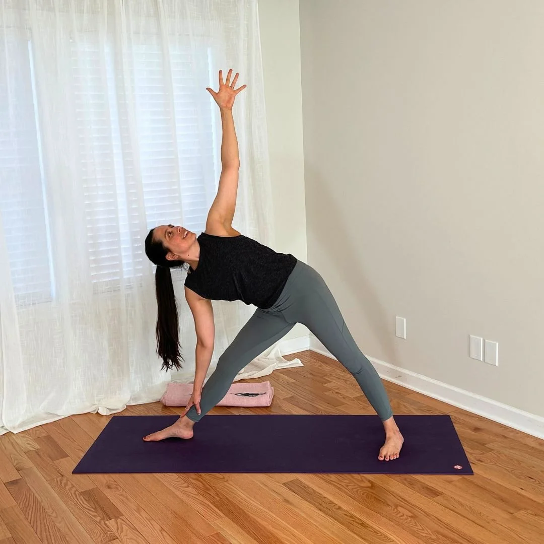 Triangle Pose: Stay Within Two Panes of Glass? — Jenni Rawlings Yoga ...