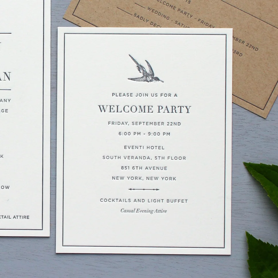 Welcome Invitation Wording