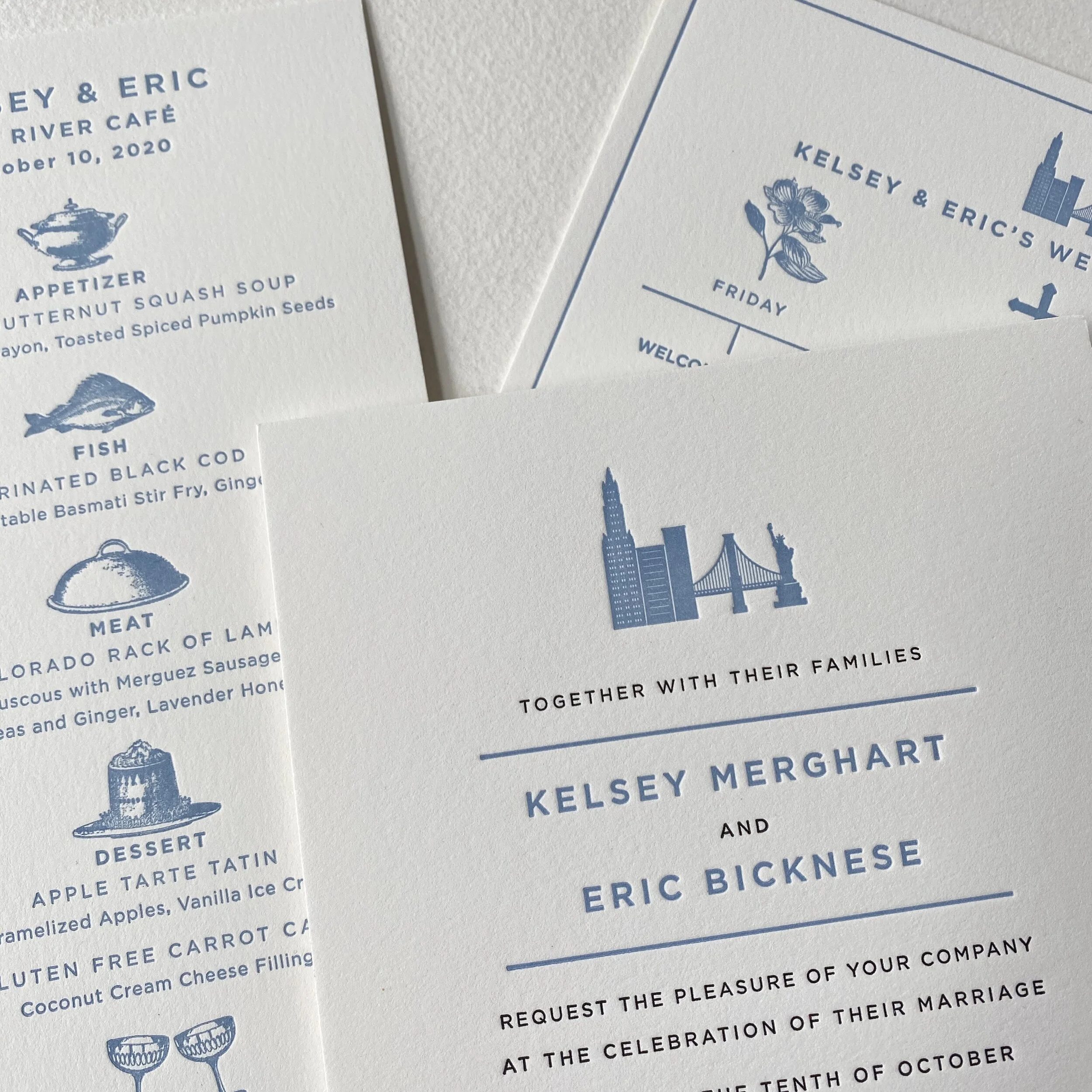 Letterpress menus Paper Invitations & Announcements etna.com.pe