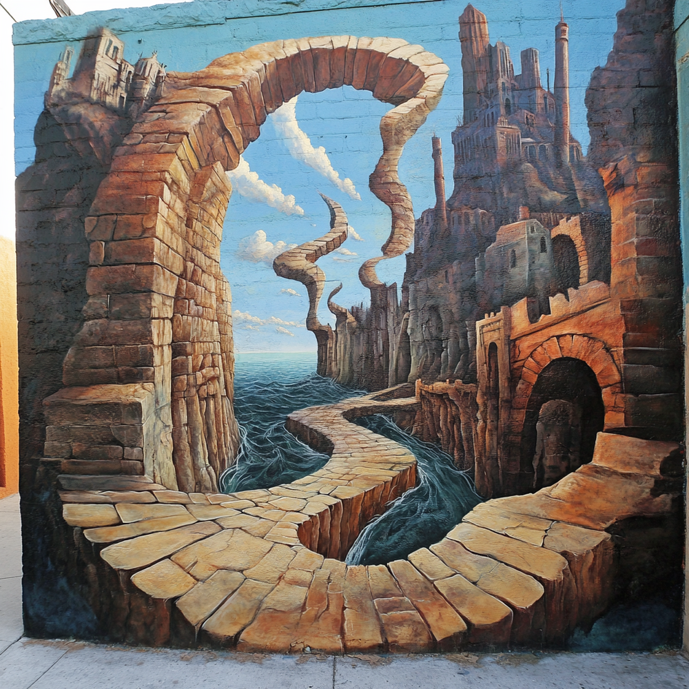 Unconventional Techniques to Add Depth in Bay Area Murals and Signs