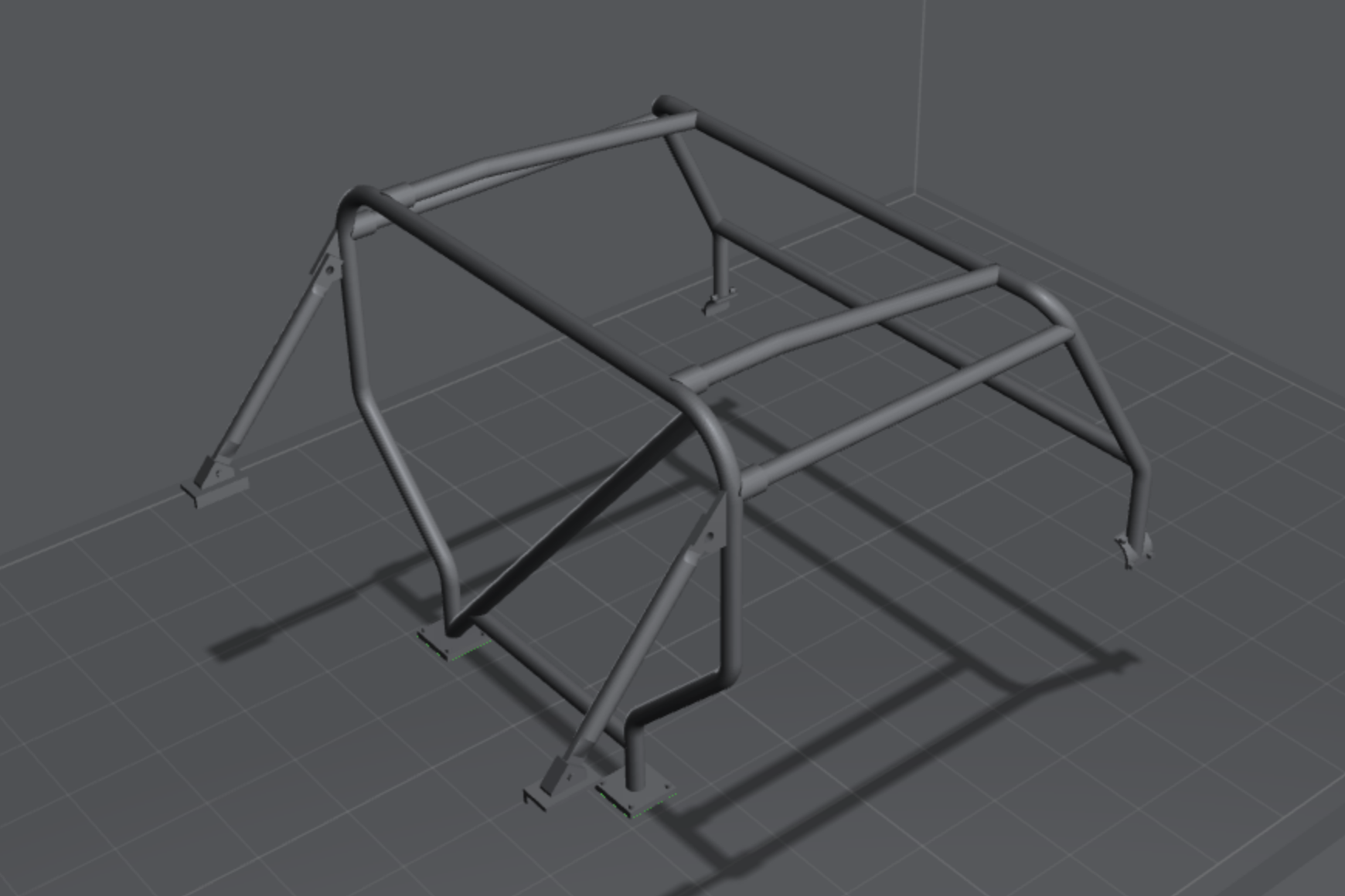 DEFENDER FULL OVER CAB ROLL CAGE (9 PIECE) — C1 Models