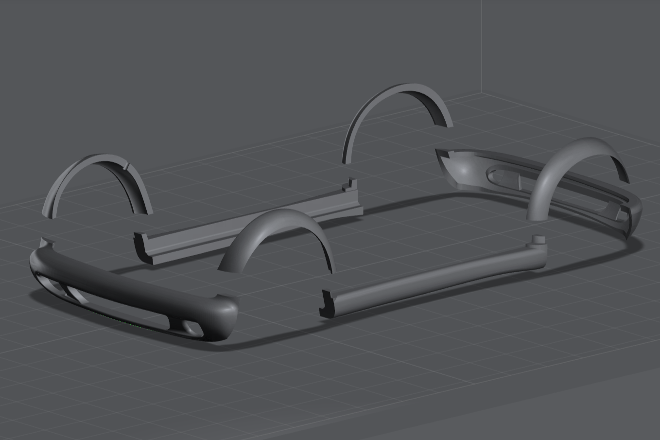 Zeemax Mini style bodykit — C1 Models
